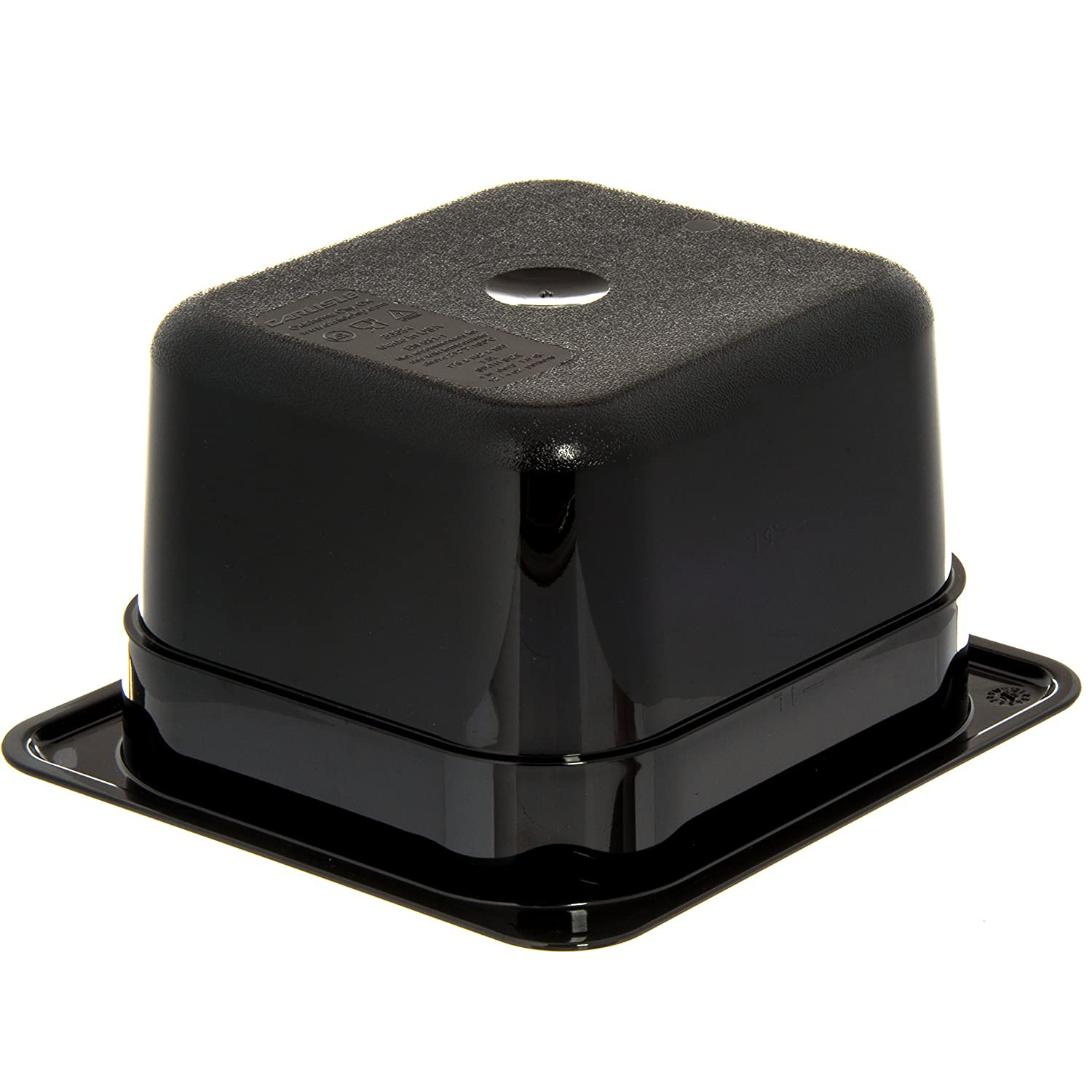 Polycarbonate Black Gastronorm Food Pans Dispenser Flat Leak Proof ...